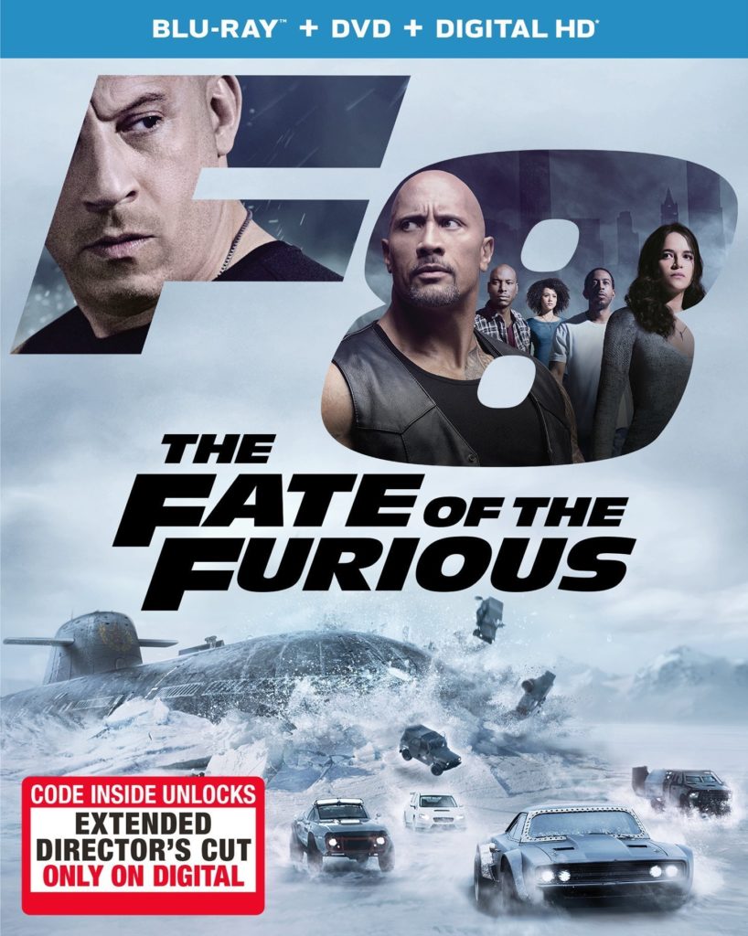 [USADO] The Fate of the Furious Blu-Ray + DVD ZONA 1(Incluye Slipcover) – fílmico