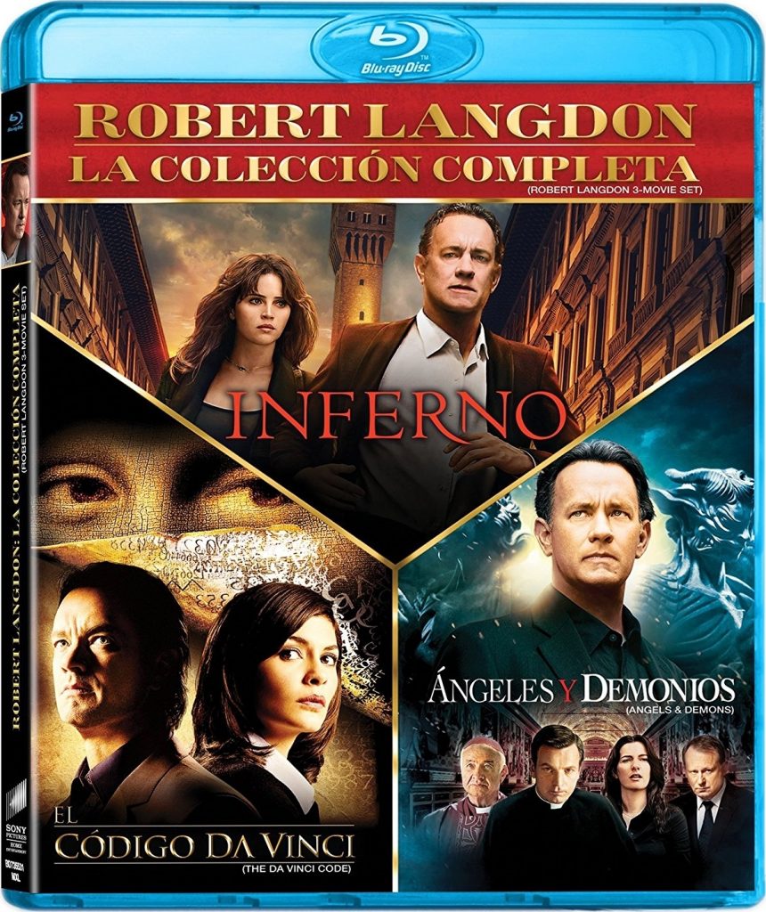 [USADO] Robert Langdon Collection (El Codigo Da Vinci / Angeles y Demonios / Inferno) Blu-ray ...