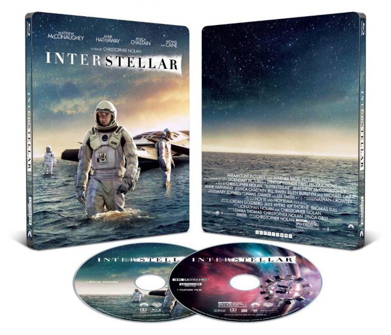 Interstellar UHD4K + Blu-Ray (SteelBook) – fílmico