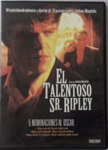 The Talented Mr. Ripley (El Talentoso Sr. Ripley) DVD – fílmico