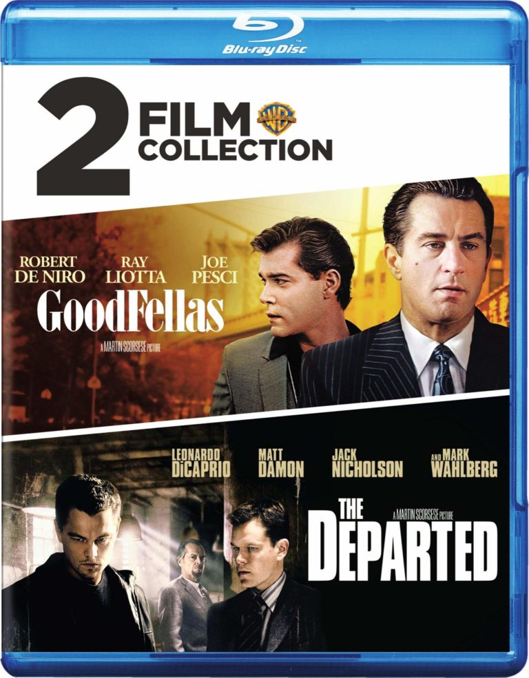 Goodfellas / The Departed 2-Movie Collection Blu-Ray – fílmico