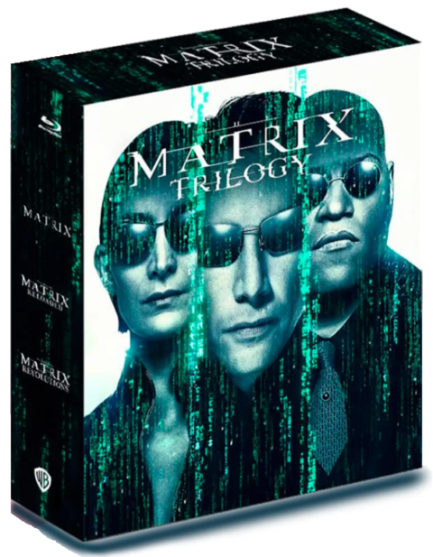 The Matrix Trilogy Blu-Ray (Hardcover) – fílmico