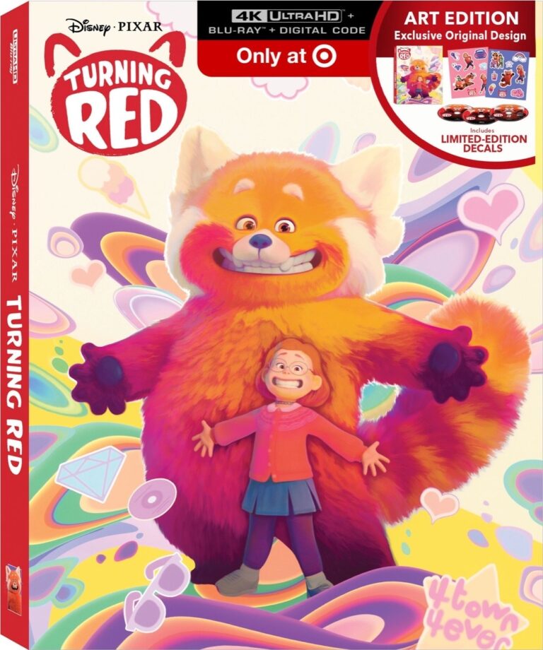 Turning Red UHD4K + Blu-Ray (Target Exclusive Art Edition) – fílmico
