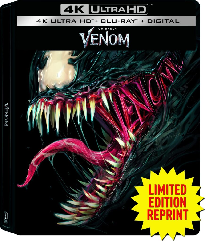 Venom UHD4K + Blu-Ray (SteelBook / Limited Edition) – fílmico
