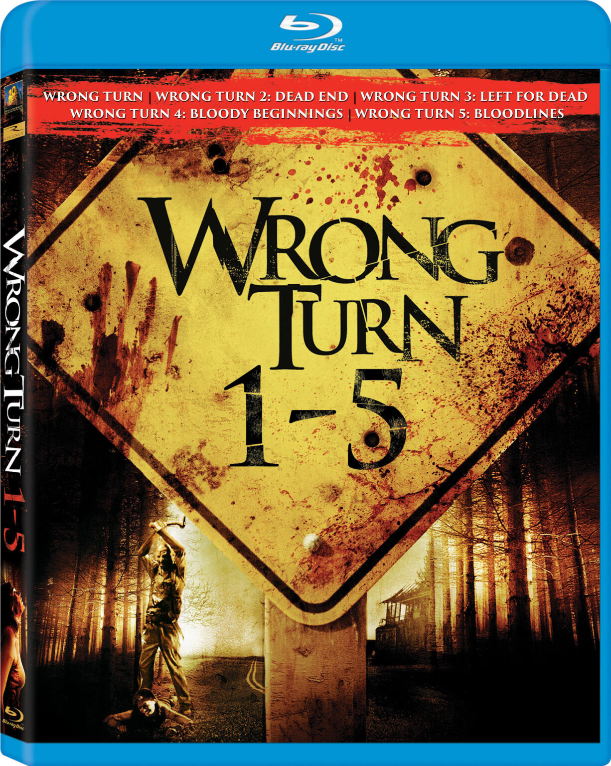Wrong Turn Collection: 1-5 Blu-Ray – fílmico