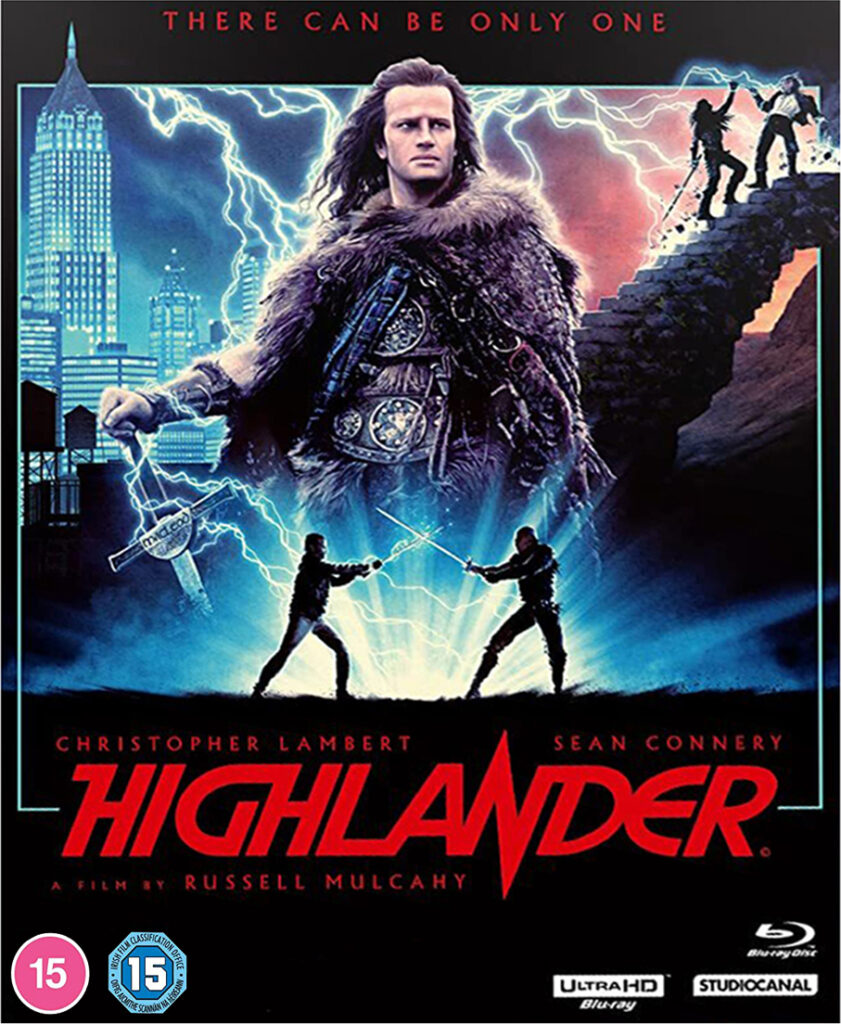 Highlander UHD4K + Blu-Ray (DigiPack / Collector’s Edition) – fílmico