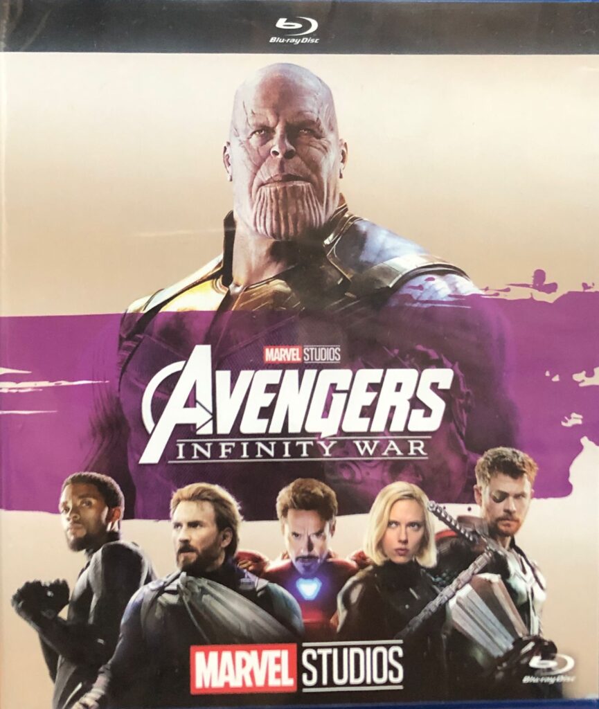 Avengers: Infinity War Blu-Ray – fílmico