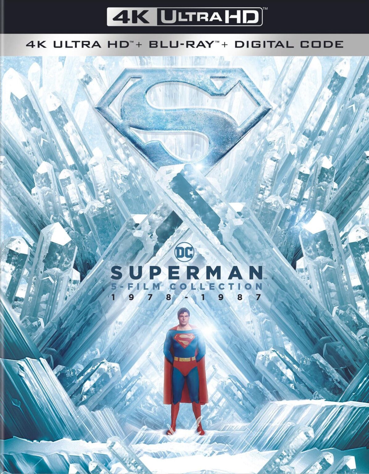 Superman I-IV 5-Film Collection UHD4K + Blu-Ray (Superman / Superman II ...