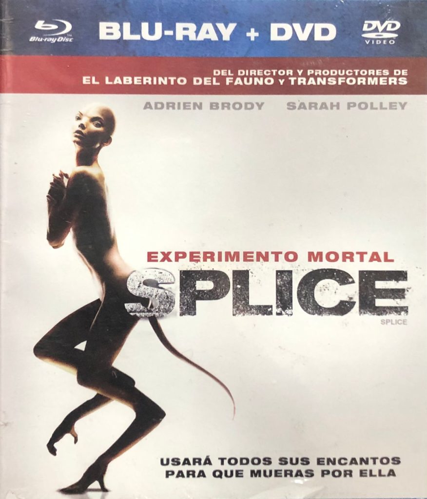 Splice (Splice, Experimento Mortal) Blu-Ray + DVD – fílmico