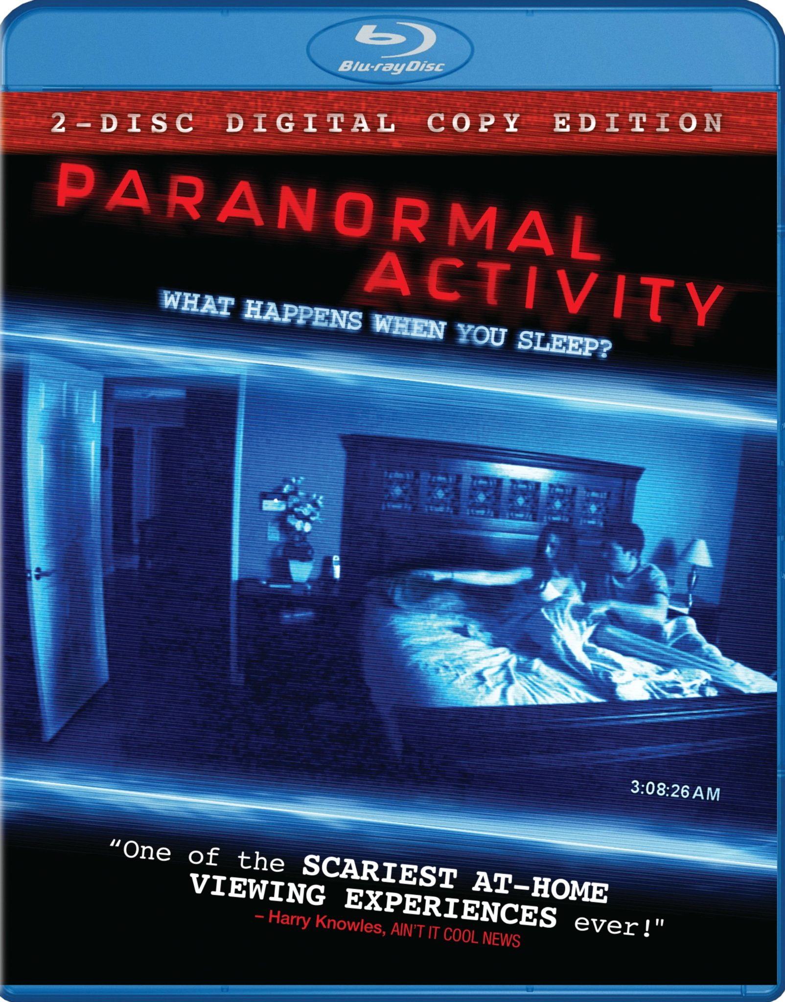 Paranormal Activity Blu-Ray (Theatrical + Unrated Alternate Cut) – fílmico