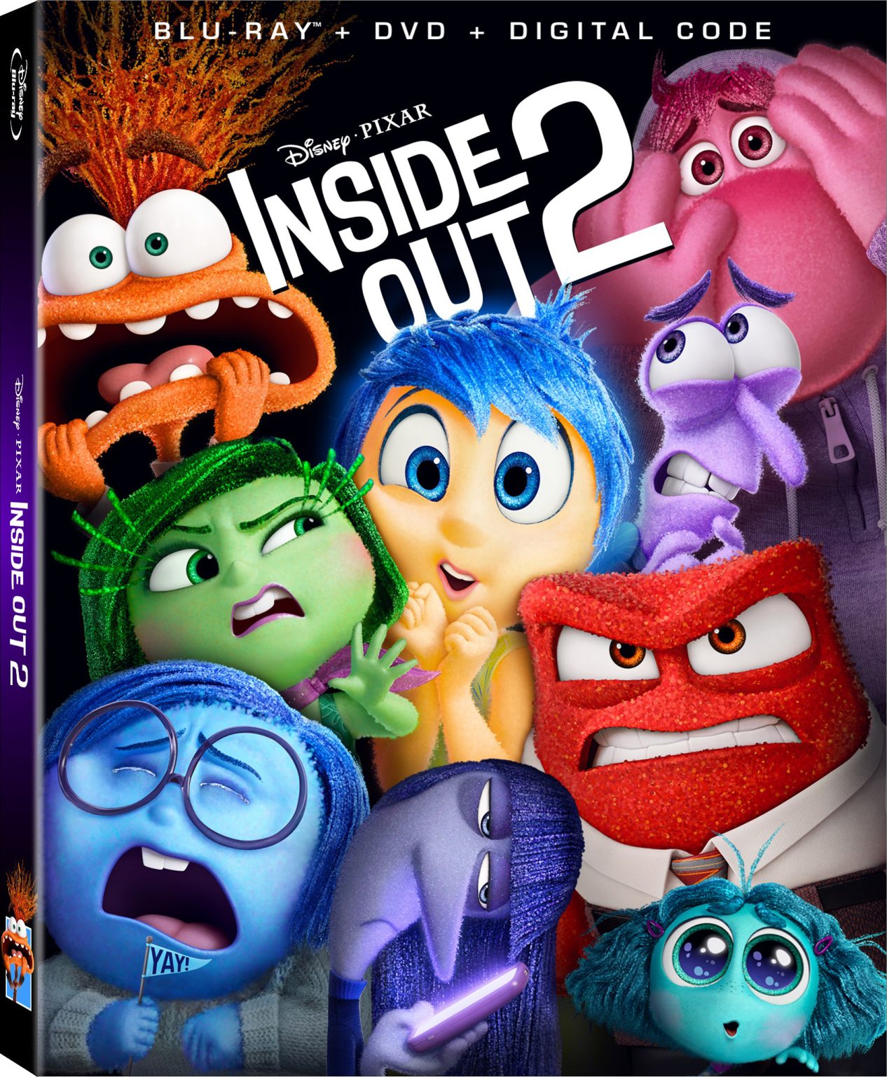 Inside Out 2 Blu-Ray + DVD ZONA 1 – fílmico