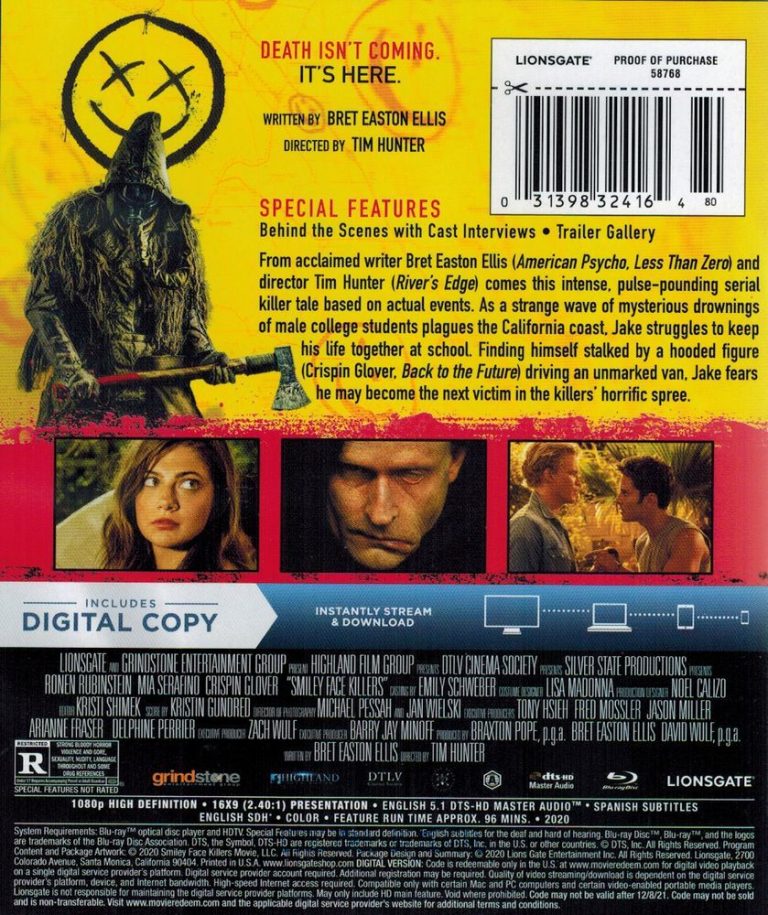 Smiley Face Killers Blu-Ray – fílmico